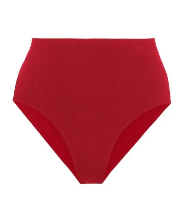FERRAGAMO Knitted Shorts - Red