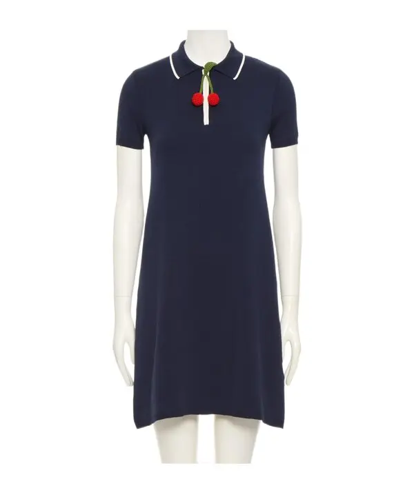 Valentino Garavani Knitted Polo Dress