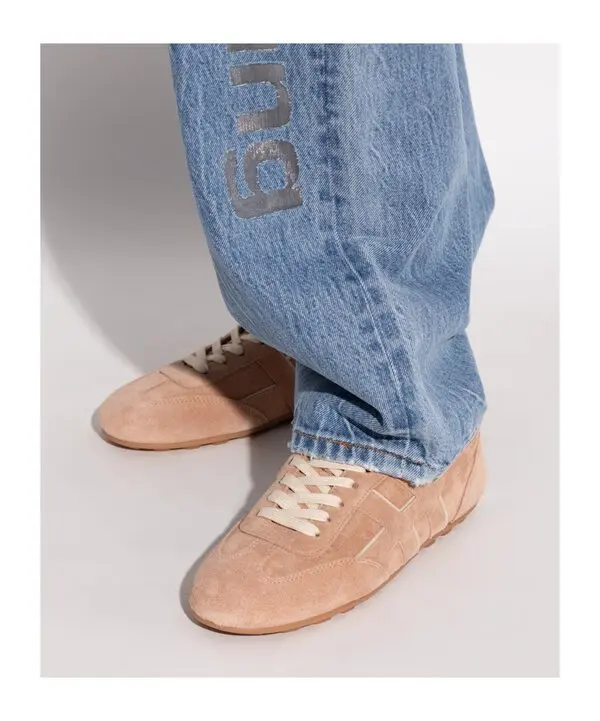 Hogan Olympia Side H Patch Sneakers - Beige