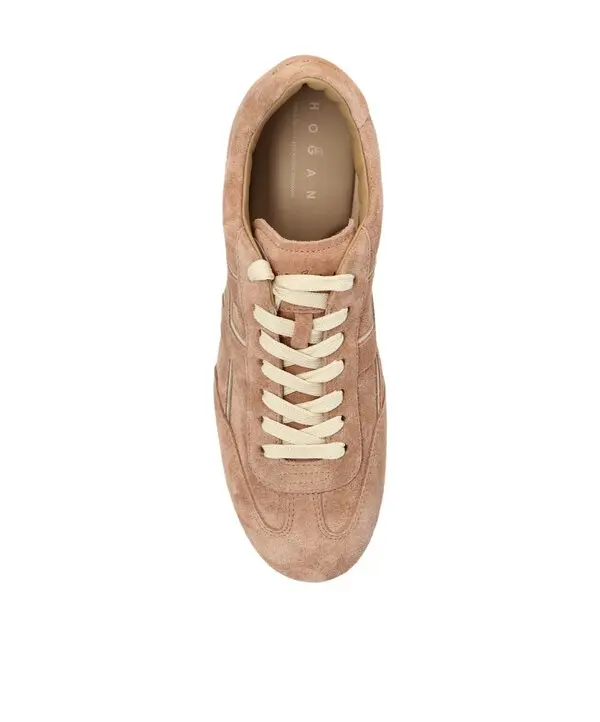 Hogan Olympia Side H Patch Sneakers - Beige