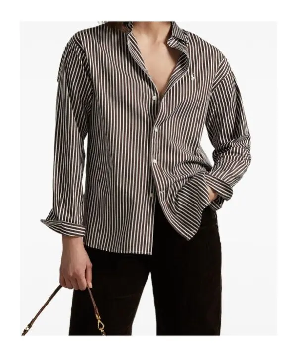 Polo Ralph Lauren Striped Button-up Shirt With Lapel Collar - Multicolor