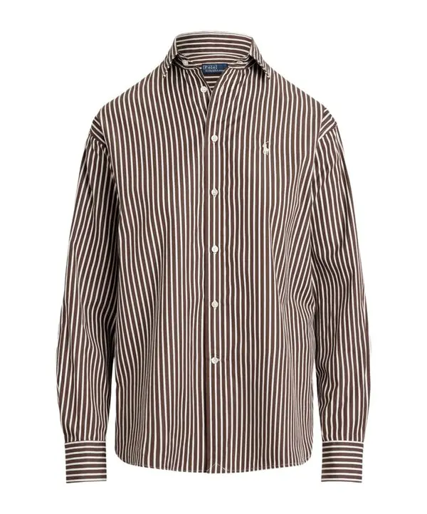 Polo Ralph Lauren Striped Embroidered Logo Shirt - No