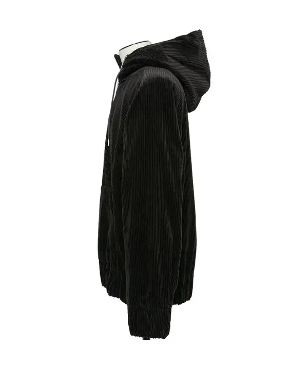 Sacai Zip-up Corduroy Hoodie Jacket