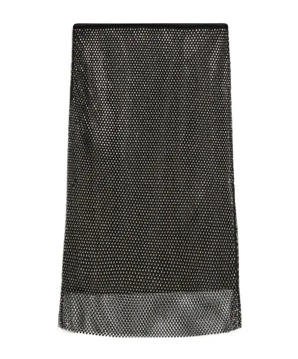Sportmax Embellished A-line Midi Skirt
