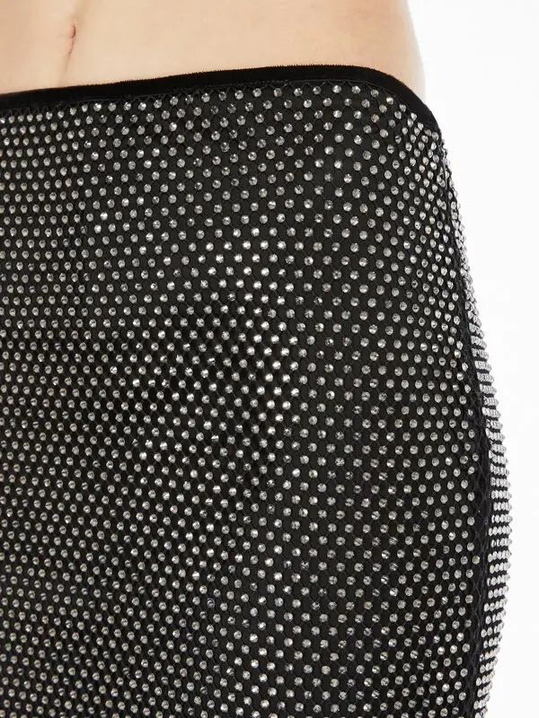 Sportmax Embellished A-line Midi Skirt