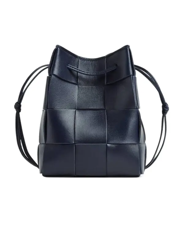 Bottega Veneta Small Rope Bucket Shoulder Bag - Blue