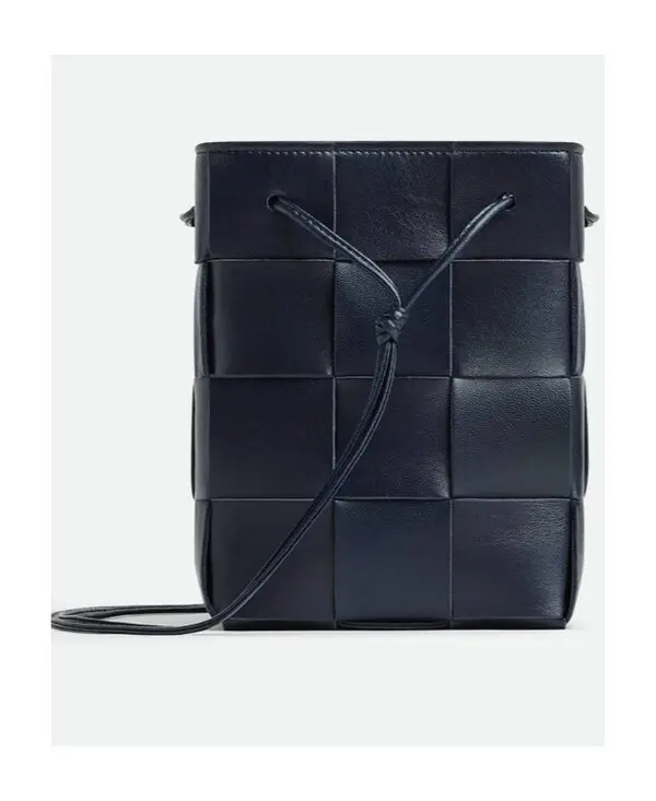 Bottega Veneta Small Rope Bucket Shoulder Bag - Blue