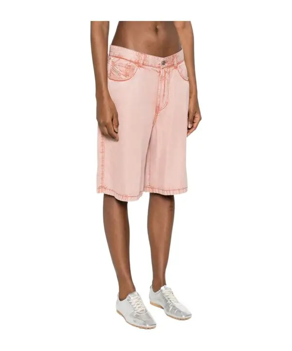 DIESEL® P-desi Trompe L'oeil Bermuda Shorts - Pink