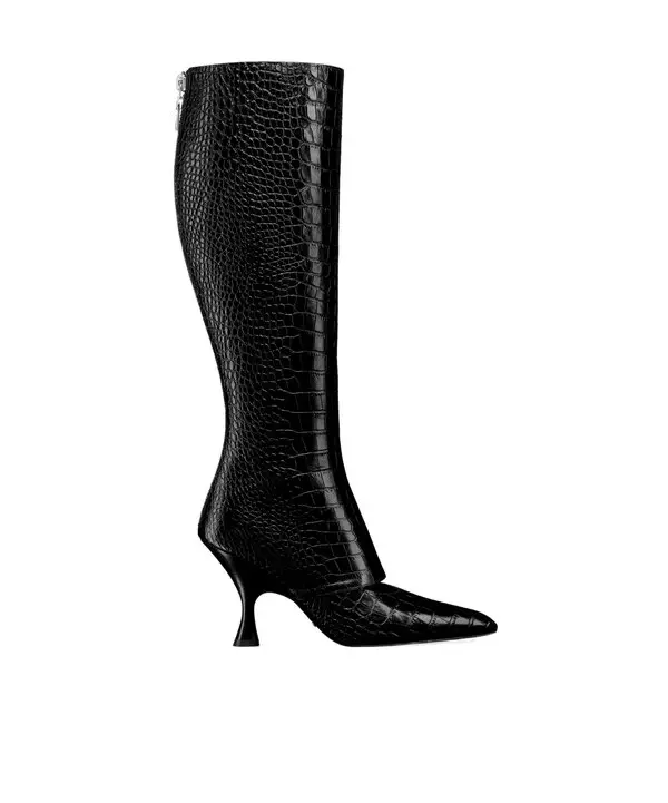 Dior Century Embossed Heeled Boots
