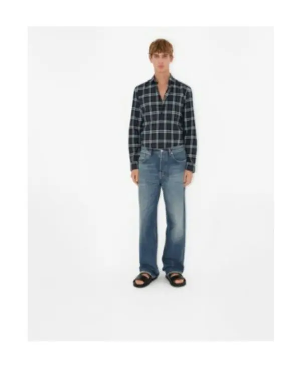 Burberry Simpson Checked Long Sleeved Shirt