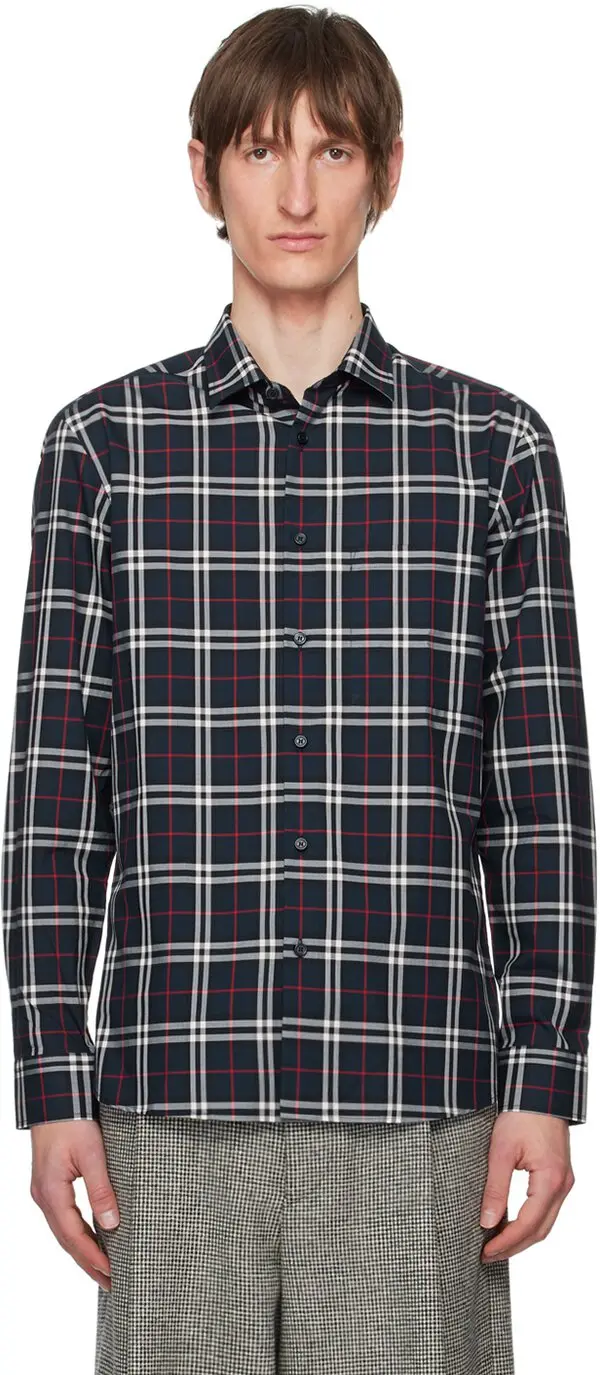 Burberry Simpson Checked Long Sleeved Shirt