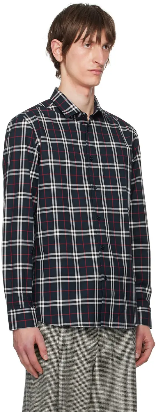 Burberry Simpson Checked Long Sleeved Shirt