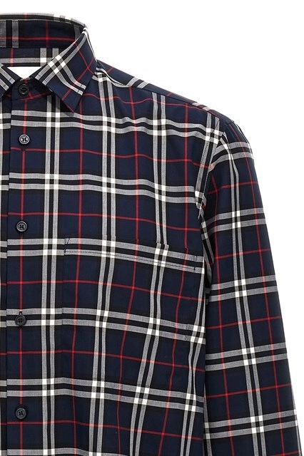 Burberry Simpson Checked Long Sleeved Shirt