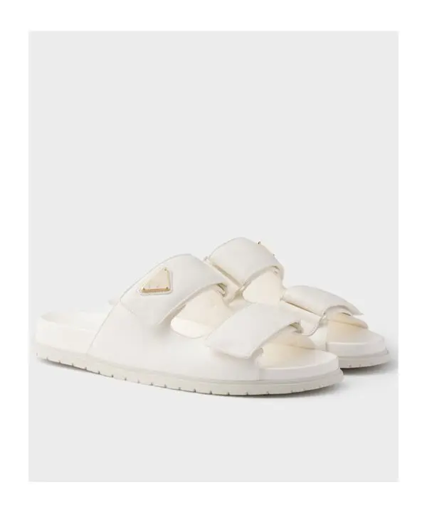 Prada Nappa Leather Slides