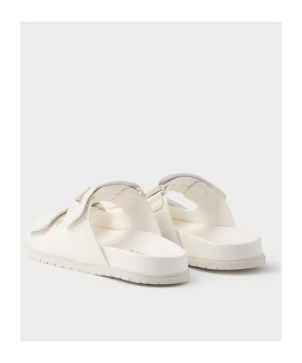 Prada Nappa Leather Slides