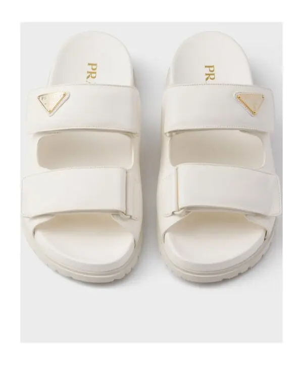 Prada Nappa Leather Slides