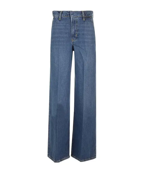 FRAME Wide-leg Jeans - Blue