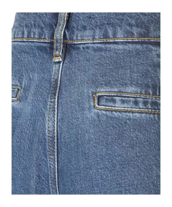 FRAME Wide-leg Jeans - Blue