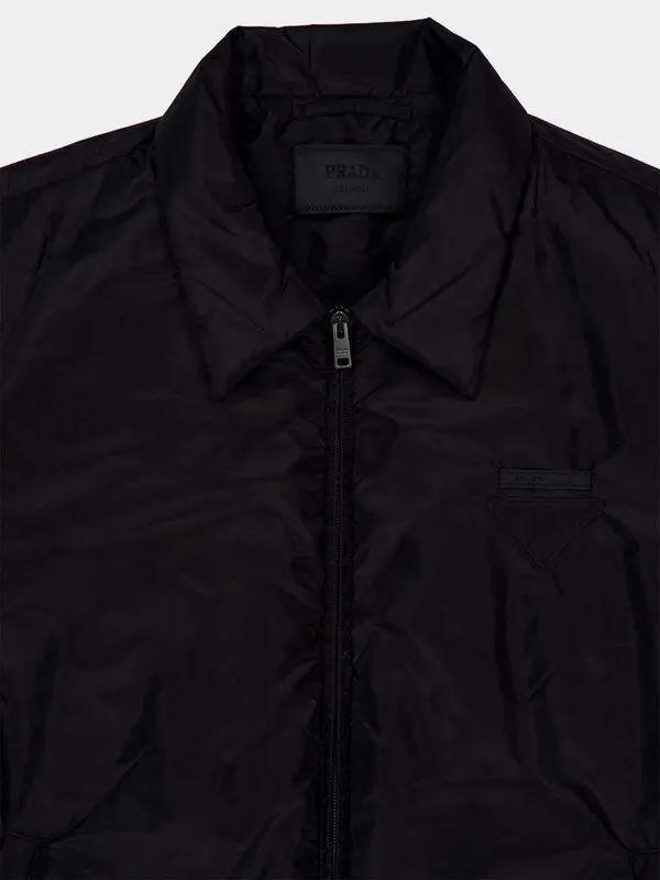 Prada Logo Detailed Zip-up Jacket