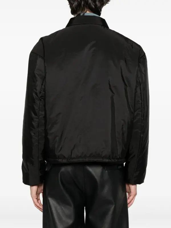 Prada Logo Detailed Zip-up Jacket