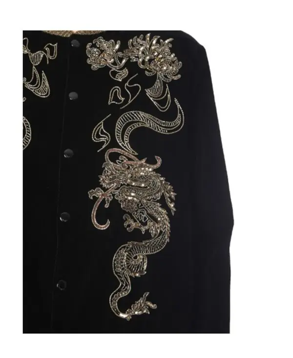Saint Laurent Embellished Bomber Jacket