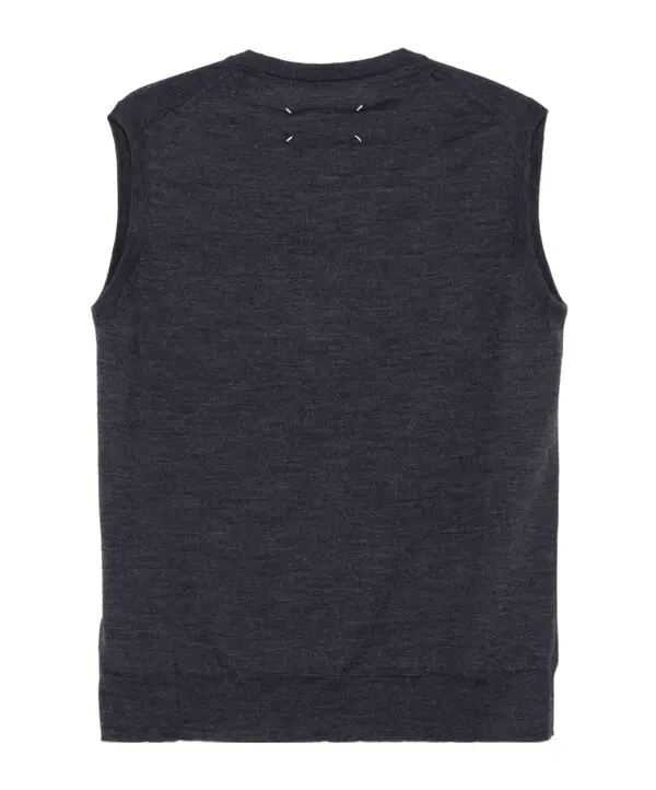 MAISON MARGIELA V-neck Knitted Vest