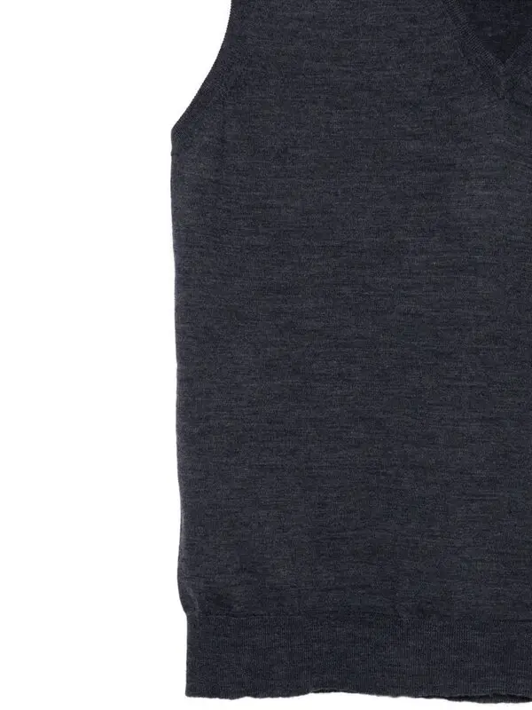 MAISON MARGIELA V-neck Knitted Vest