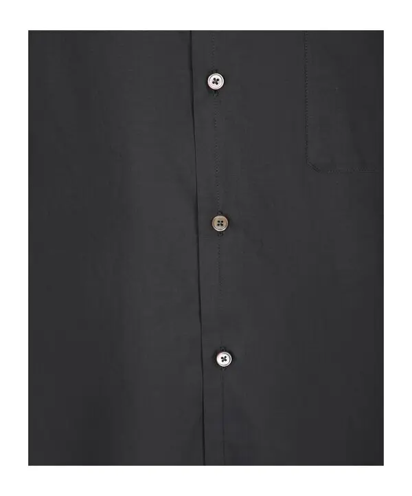LEMAIRE Long-sleeved Curved Hem Regular Shirt