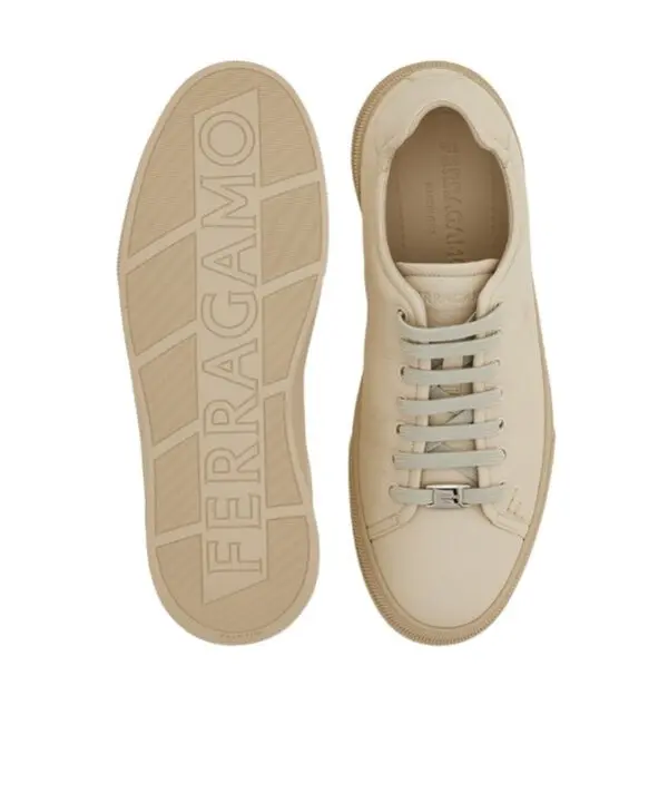 FERRAGAMO Low Top Sneakers - Mascarpone