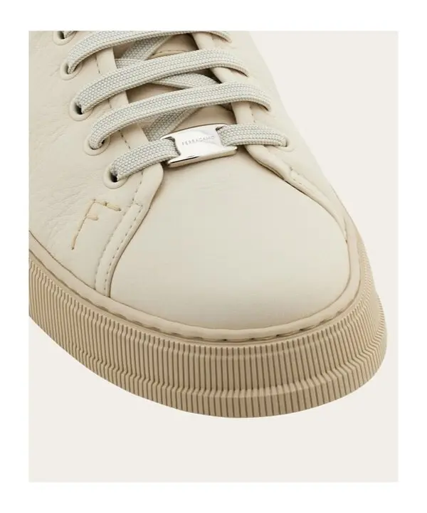 FERRAGAMO Low Top Sneakers - Mascarpone