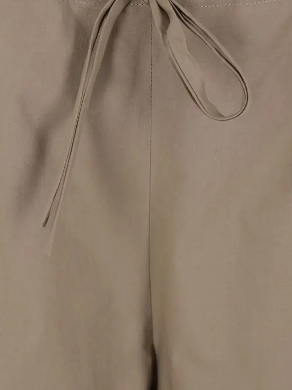 THE ROW Delano Elastic Drawstring Waist Trousers