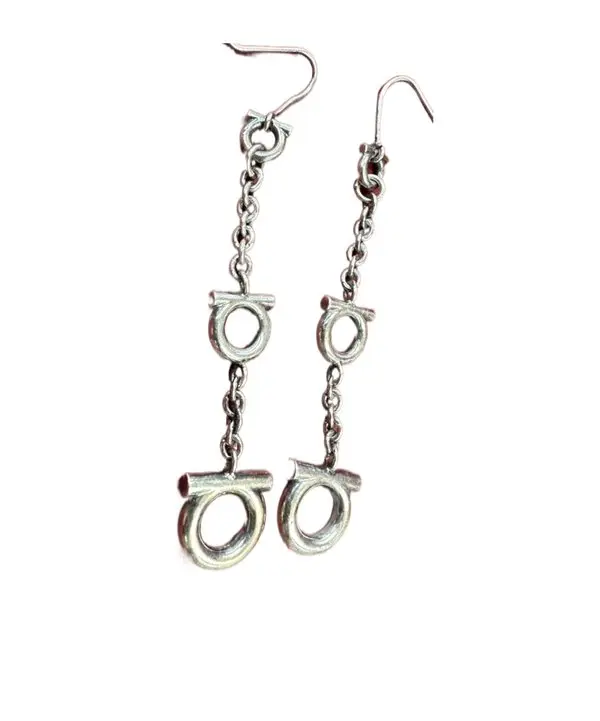 FERRAGAMO Pendant Earrings - White