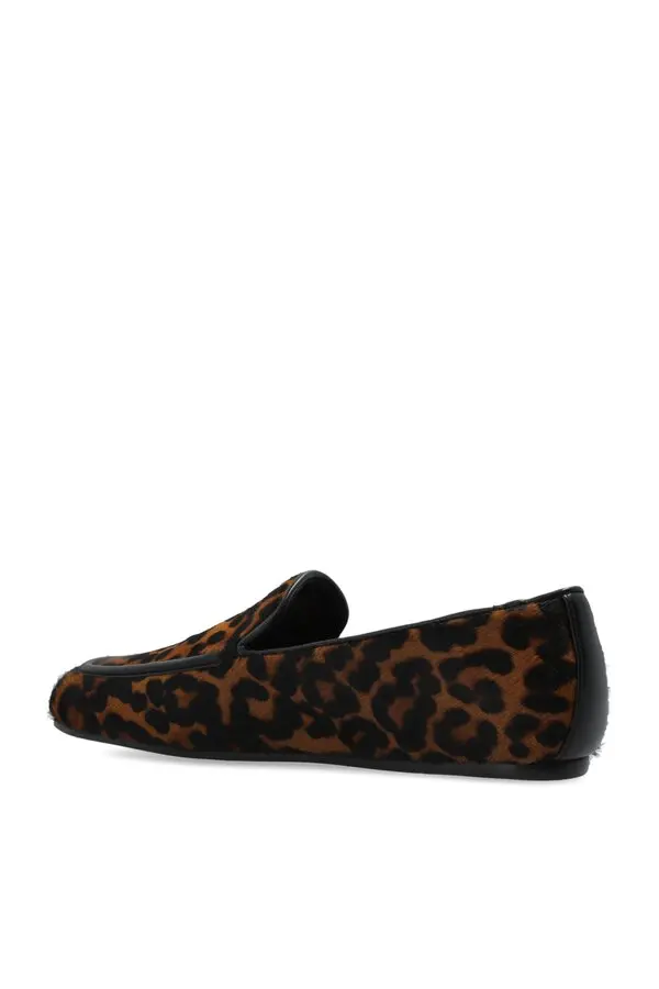 STUART WEITZMAN Leopard Print Loafers