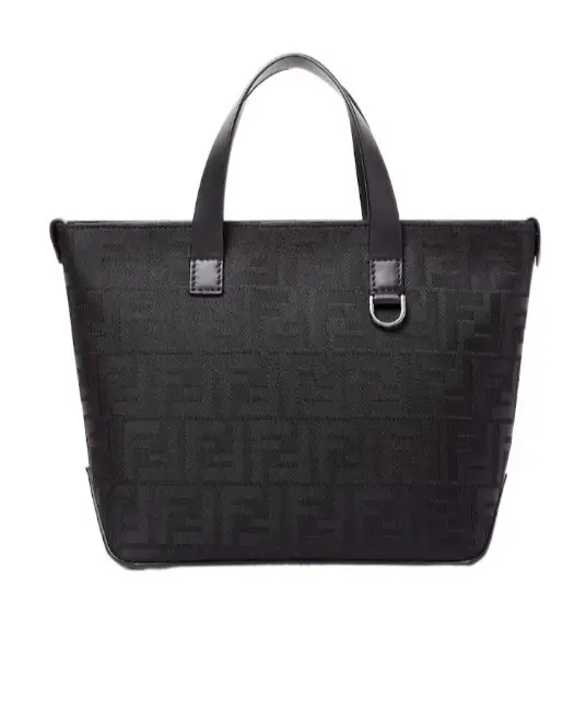 Fendi Small Ff Squared Shopping Bag - Black