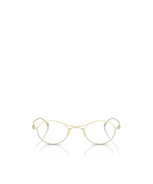 Giorgio Armani Oval Frame Glasses - Nude