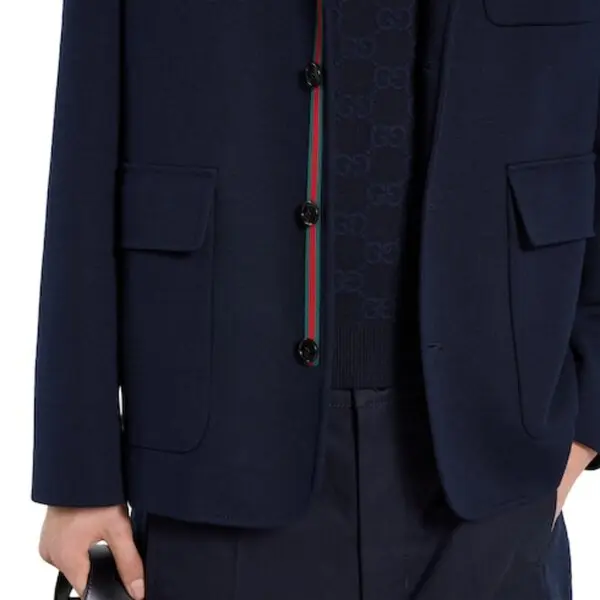 Gucci Single-breasted Jacket With Notch Lapel