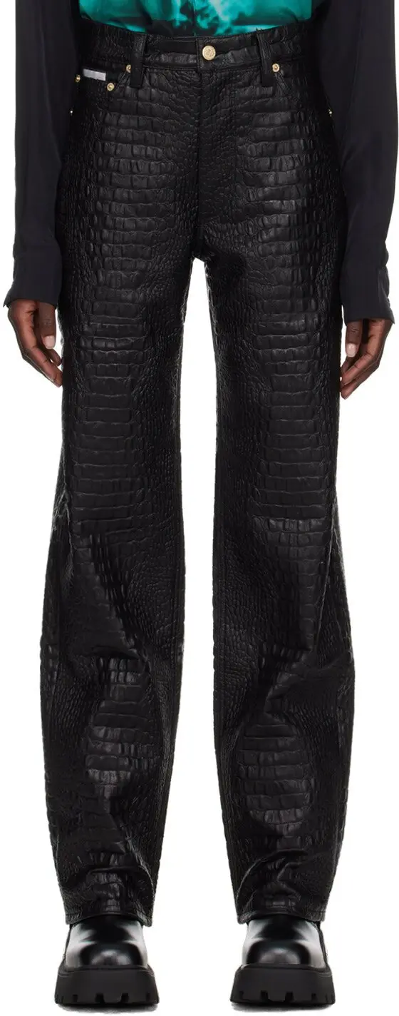 Eytys Embossed Straight Leg Pants