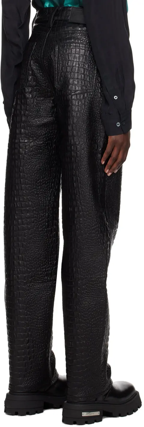Eytys Embossed Straight Leg Pants
