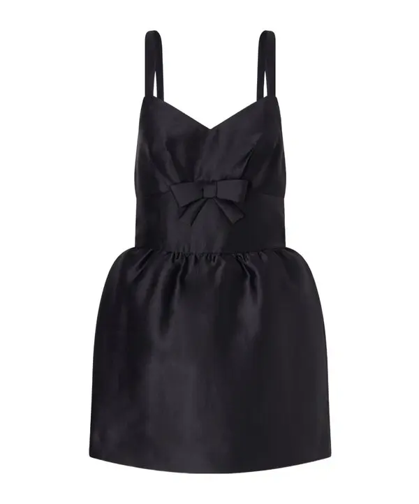 SHUSHU/TONG Bow-embellished Dress - Black