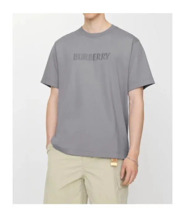 Burberry Ryan Logo T-shirt - Forecast Grey