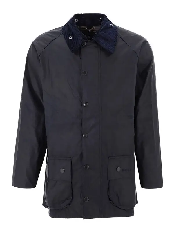 Barbour Beaufort Waxed Jacket - Black