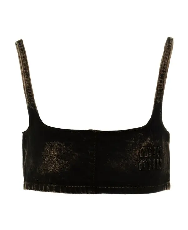 Miu Miu Short Denim Vest
