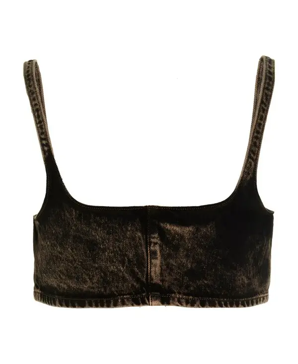 Miu Miu Short Denim Vest
