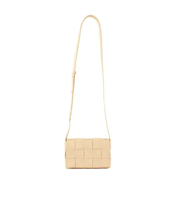 Bottega Veneta Small Cassette Shoulder Bag - Oatmeal