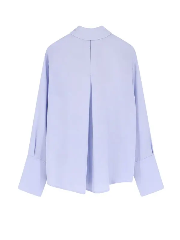 Max Mara Oversize Voliera Shirt - Blue
