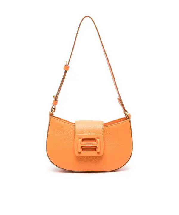Hogan H-bag Leather Shoulder Bag - Orange