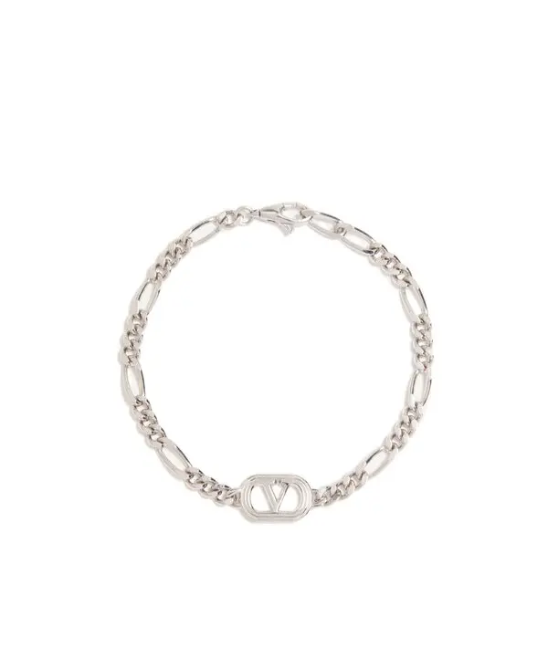 Valentino Garavani Vlogo Signature Chain Bracelet - White