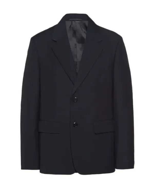 Prada Single-breasted Wool And Mohair Jacket