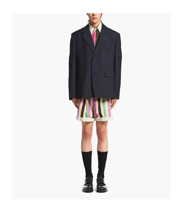 Prada Single-breasted Wool And Mohair Jacket