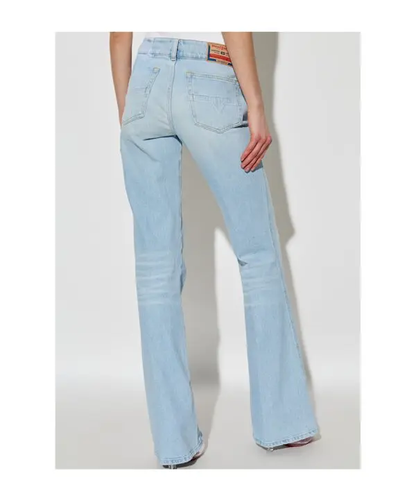DIESEL® D-hush Flared Jeans - Light Blue